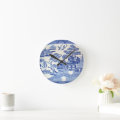 Blue Willow Kitchen Clock | Zazzle