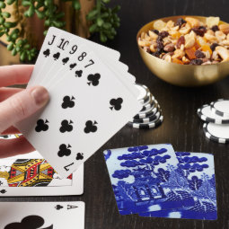 Blue Willow Playing Cards | Zazzle