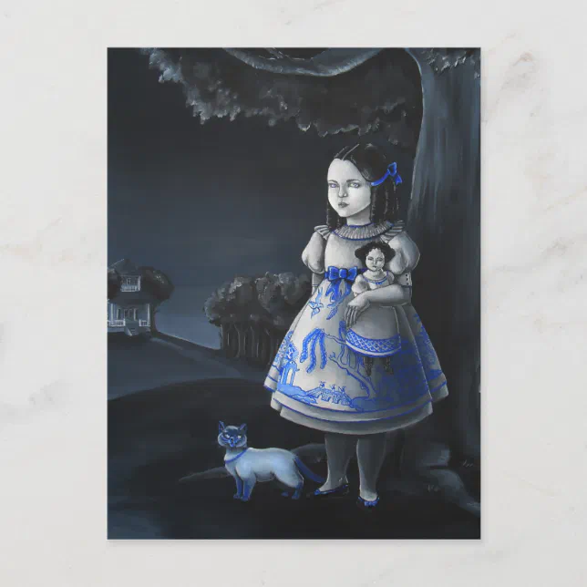 Blue Willow Postcard | Zazzle