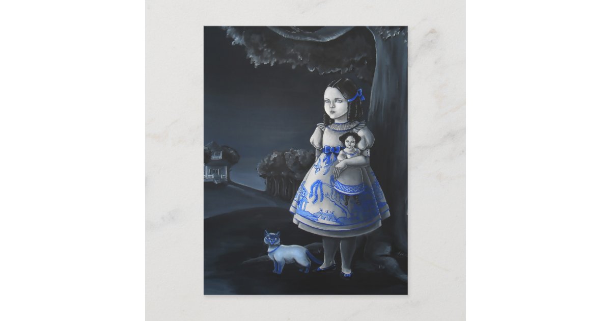 Blue Willow Postcard | Zazzle