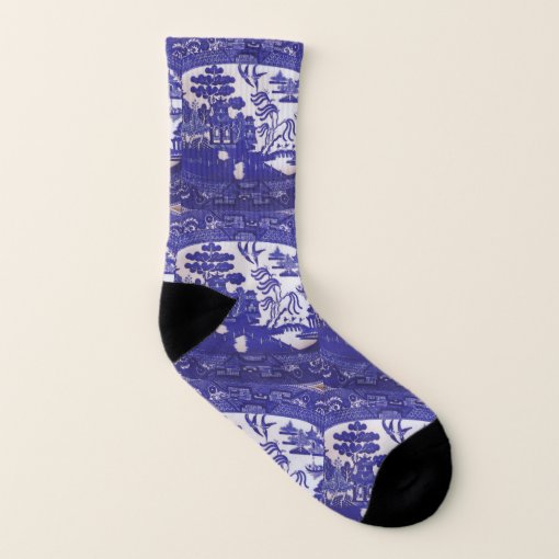 Blue Willow Socks Carve The Turkey in Style | Zazzle