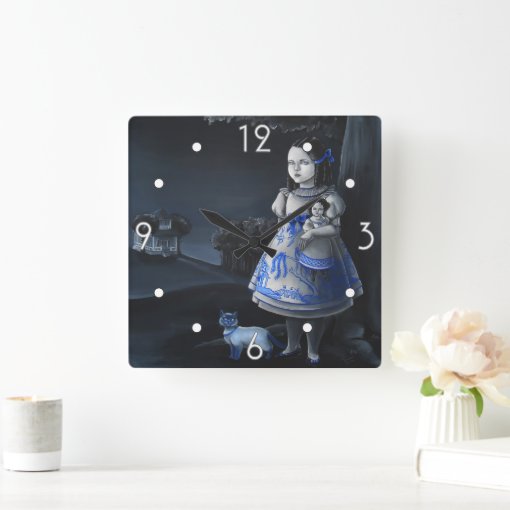 Blue Willow Wall Clock | Zazzle