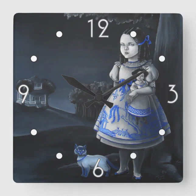 Blue Willow Wall Clock | Zazzle