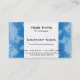 Blue World Map D3 Modern Business Card | Zazzle