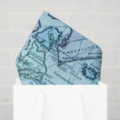 Blue World Map Tissue Paper | Zazzle