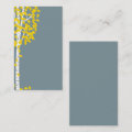 Blue Yellow Aspen Tree Business Cards | Zazzle