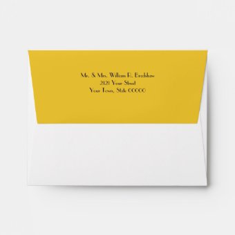 Blue, Yellow, & White Football Theme Envelope | Zazzle