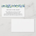 Blueberries Books for Baby Enclosure Card | Zazzle