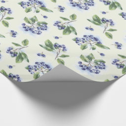 Blueberries Wrapping Paper | Zazzle