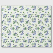 Blueberries Wrapping Paper | Zazzle