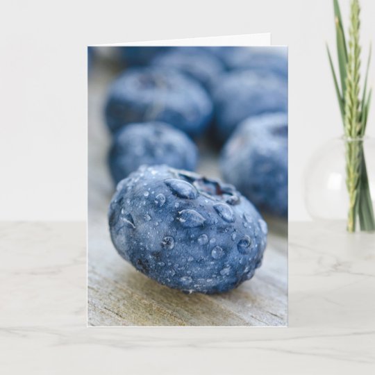 Blueberry Birthday Card | Zazzle.com