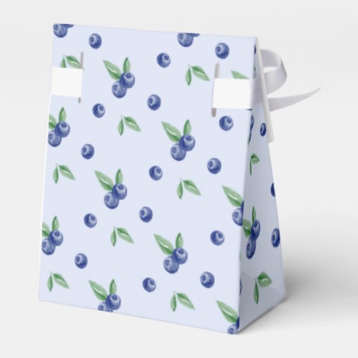 Blueberry boy berry first birthday party Favor Box | Zazzle