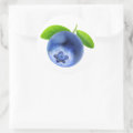 Blueberry Classic Round Sticker | Zazzle