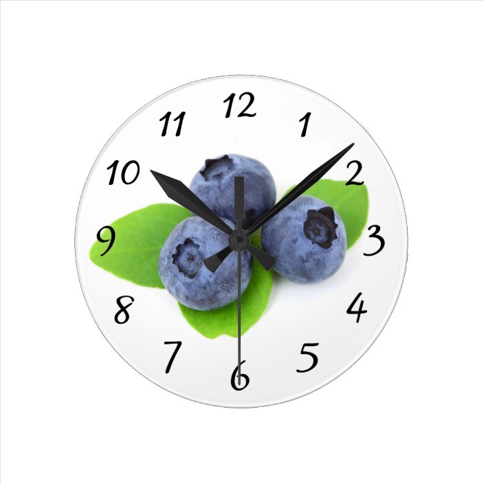 Blueberry Clock | Zazzle.com
