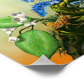 Blueberry Dragon 11x14 (4x6 and up) Poster | Zazzle