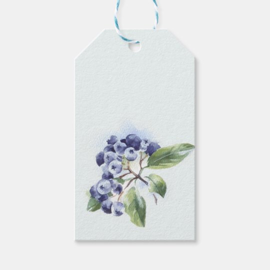 Blueberry Gift Tags | Zazzle.com
