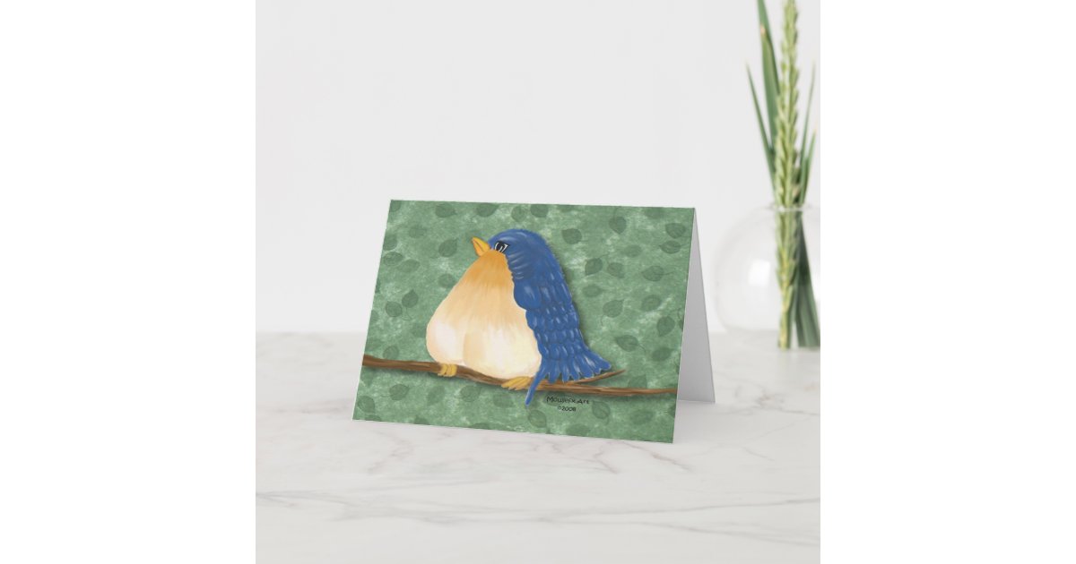 Bluebird Birthday Card | Zazzle