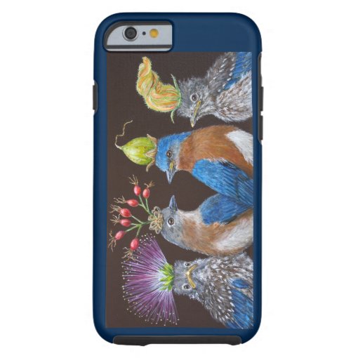 bluebird family iPhone 6/6s tough case | Zazzle