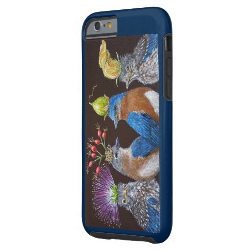 bluebird family iPhone 6/6s tough case | Zazzle