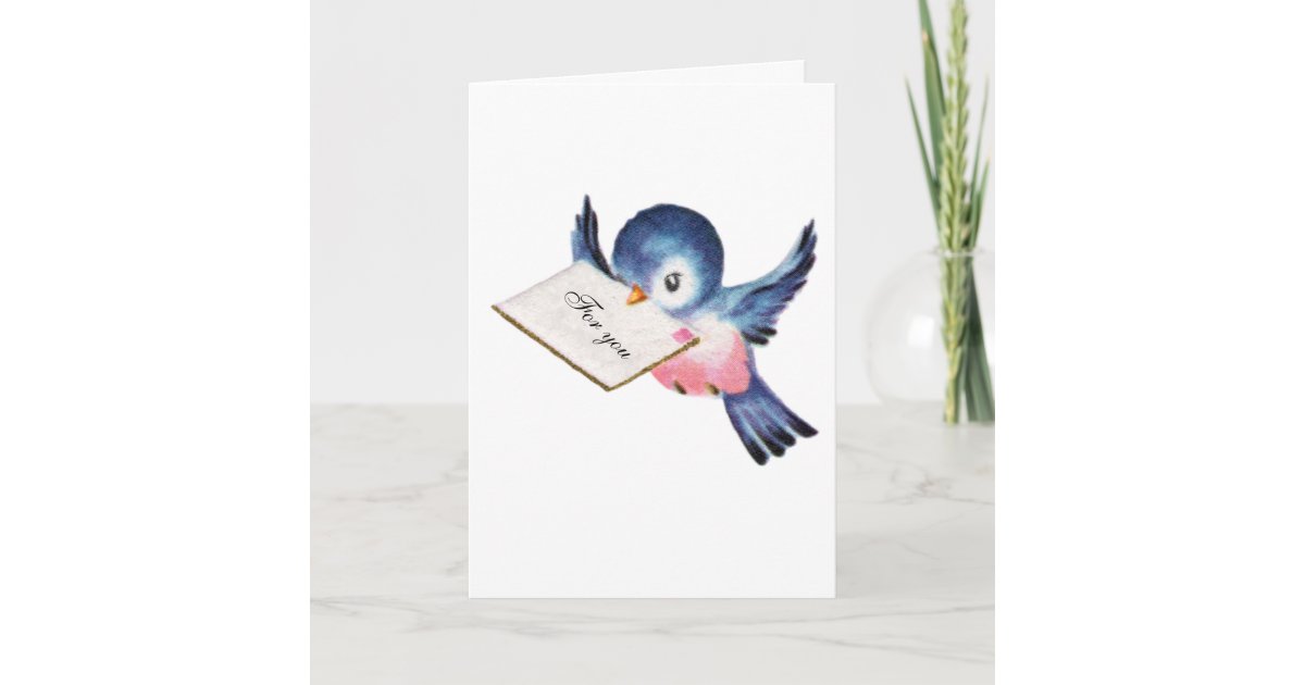 Bluebird of Happiness Graduation Card | Zazzle