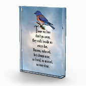 Bluebird "so Loved" Poem Award | Zazzle