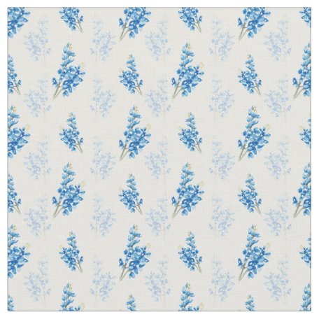 Texas Bluebonnet Fabric | Zazzle