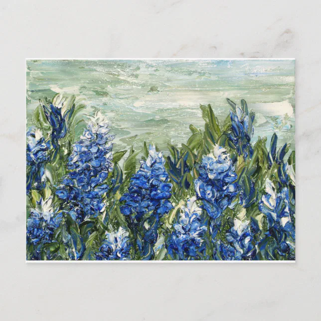 Bluebonnets Postcard | Zazzle