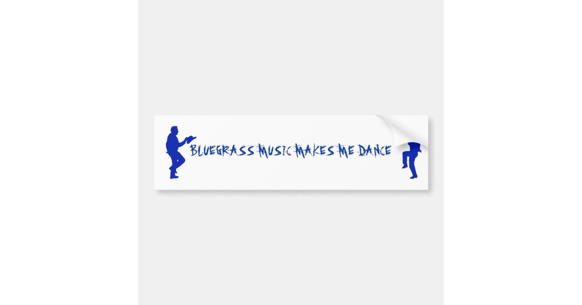 BLUEGRASS MUSIC-BUMPER STICKER | Zazzle