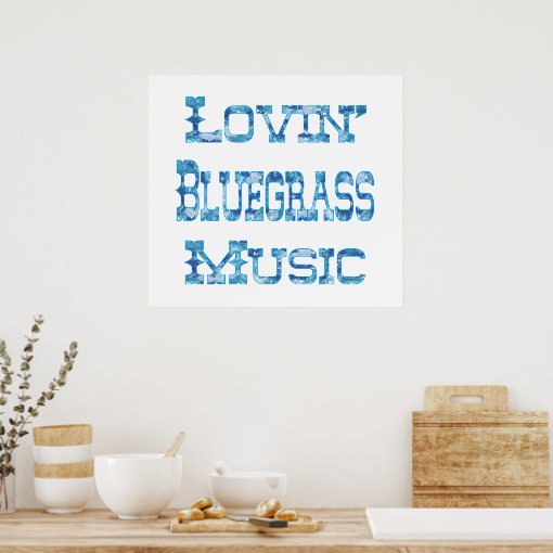 Bluegrass Music Poster | Zazzle
