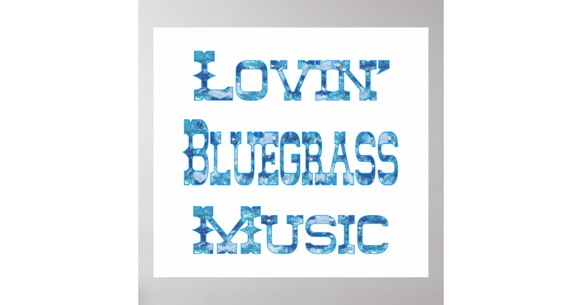 Bluegrass Music Poster | Zazzle