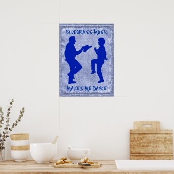 BLUEGRASS MUSIC-POSTER POSTER | Zazzle