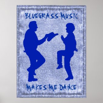 BLUEGRASS MUSIC-POSTER POSTER | Zazzle