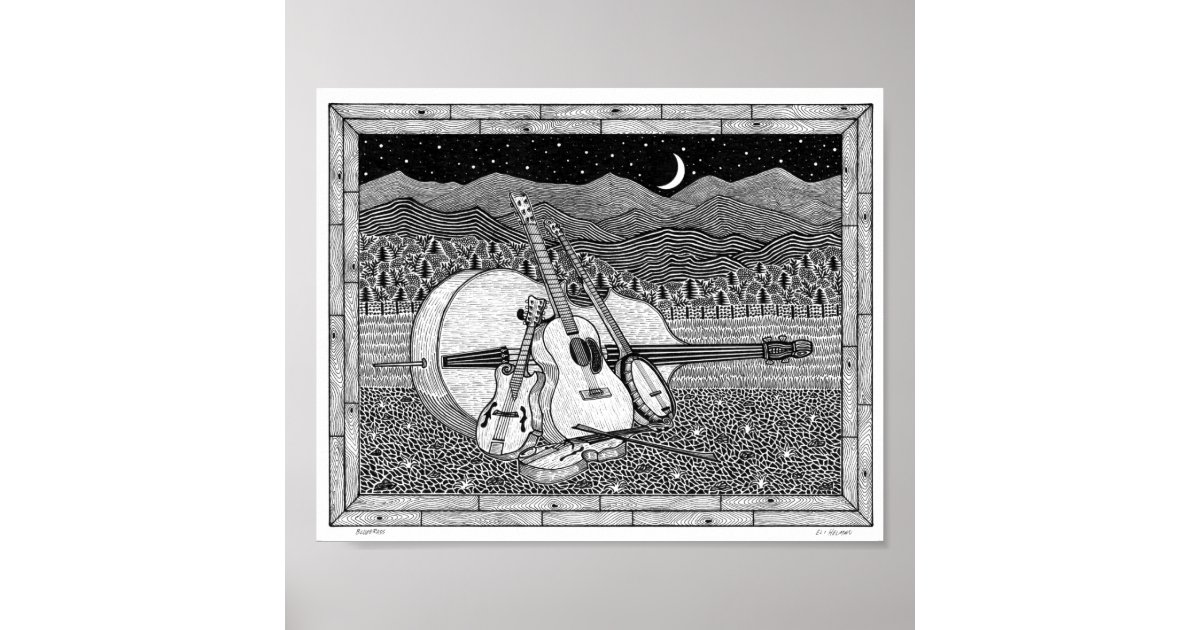 Bluegrass Poster | Zazzle