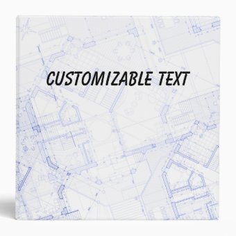 Blueprint Binder | Zazzle