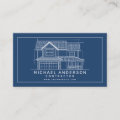 Blueprint Home Building Architect Construction Business Card | Zazzle