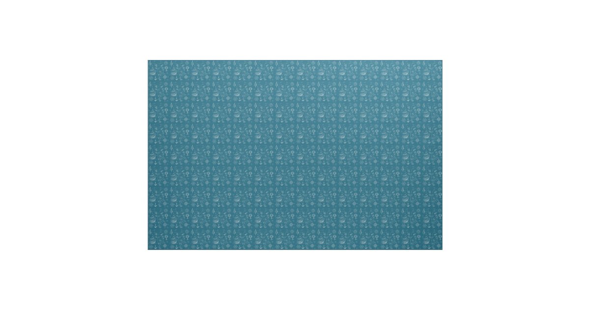 Blueprint Nautical Graphic Pattern Fabric | Zazzle.com