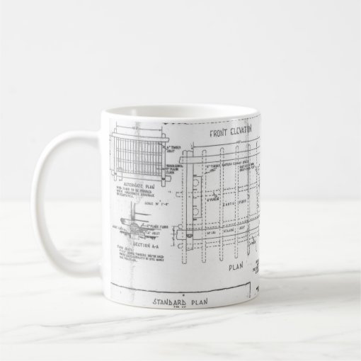 Blueprints Coffee Mug | Zazzle