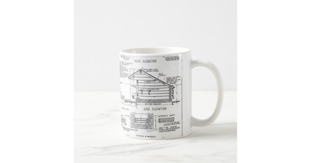 Blueprints Coffee Mug | Zazzle