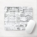 Blueprints Mouse Pad | Zazzle