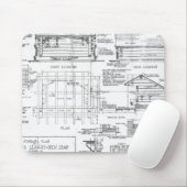 Blueprints Mouse Pad | Zazzle