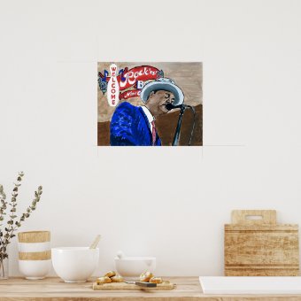 Blues Singer Poster | Zazzle