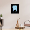 Bluetooth Funny Technical Blue Tooth Pun Dark BG Poster | Zazzle