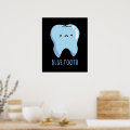Bluetooth Funny Technical Blue Tooth Pun Dark BG Poster | Zazzle