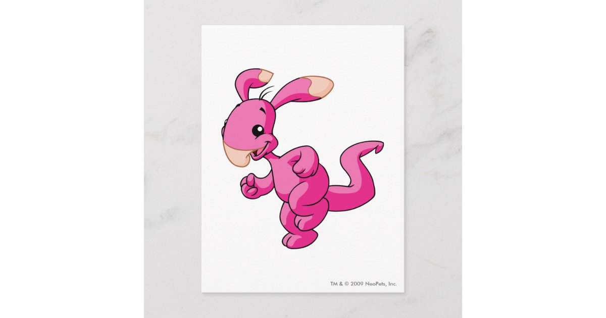 Blumaroo Pink Postcard | Zazzle