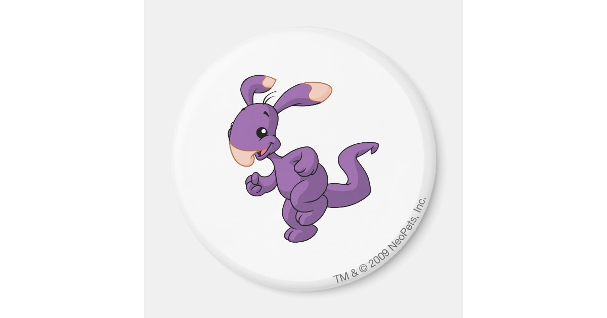 Blumaroo Purple Magnet | Zazzle