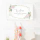 Blush Flowers, Pink Flowers, Boho, Bridal Welcome Banner | Zazzle