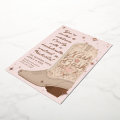 Blush Nash Bash Cowgirl Boot Bachelorette Party Foil Invitation | Zazzle