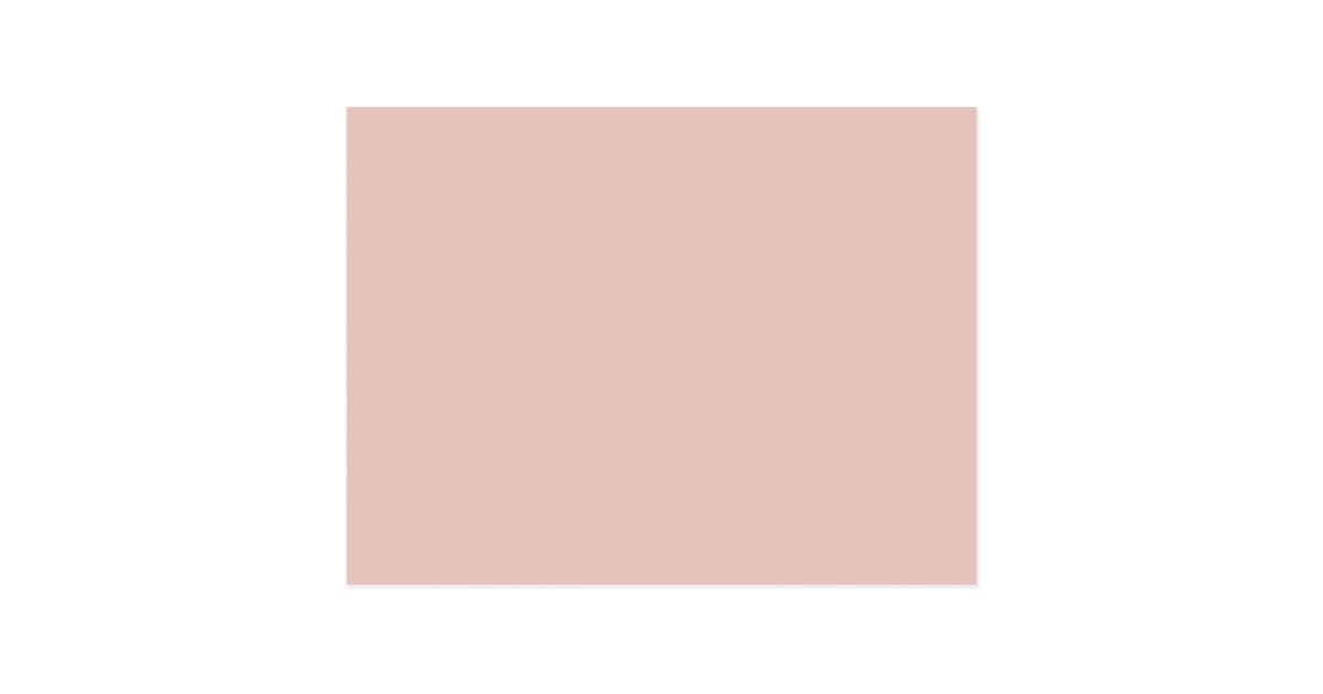 Blush Peachy Light Pink Solid Color Background Postcard | Zazzle.com