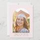 Blush Pink Bow Graduation Party Invitation | Zazzle