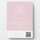 Blush Pink Business Logo Plaque | Zazzle